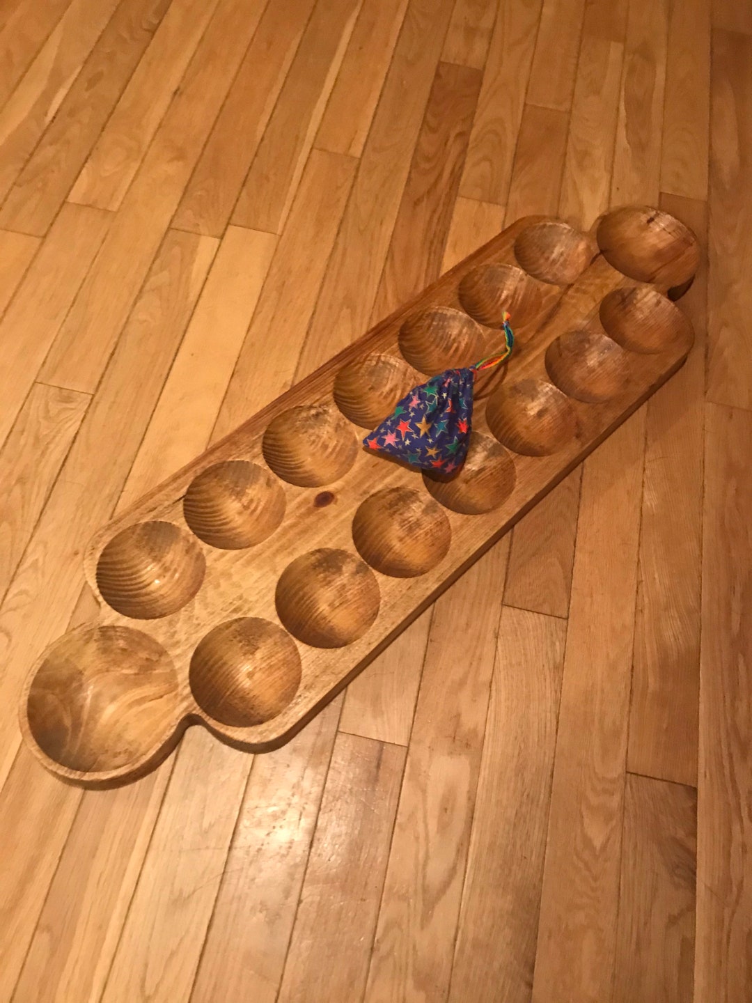 Sungka Game Filipino Made in America Large Wooden Board - Etsy