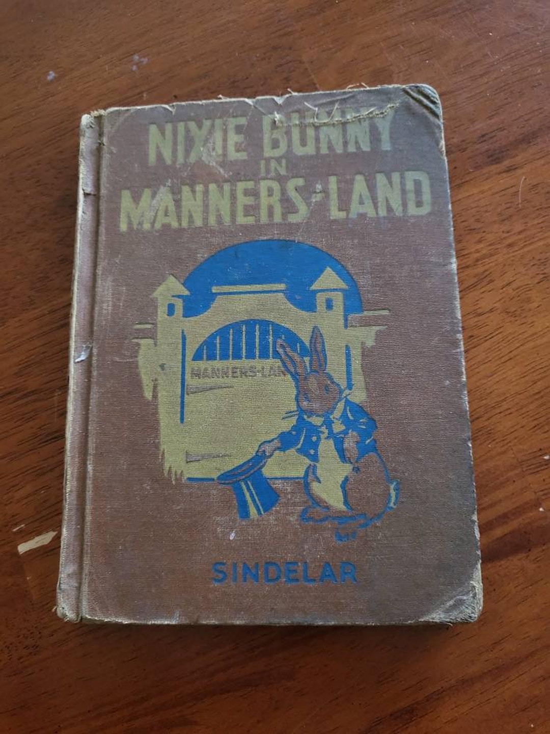 Antique Nixie Bunny in Manners Land by Joseph C Sindelar Copyright 1912 ...