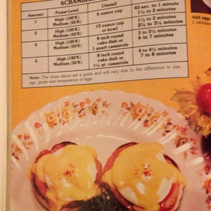 Vintage Tappan Microwave Cooking Guide Cookbook Microwave | Etsy