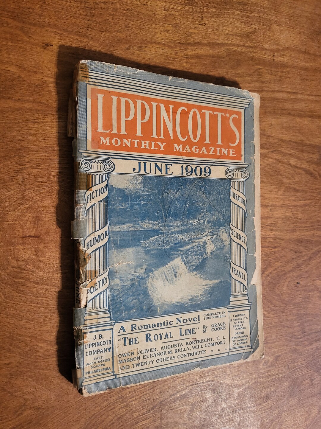 Lippincott Monthly Magazine June 1909 Antique Publication Romantic ...