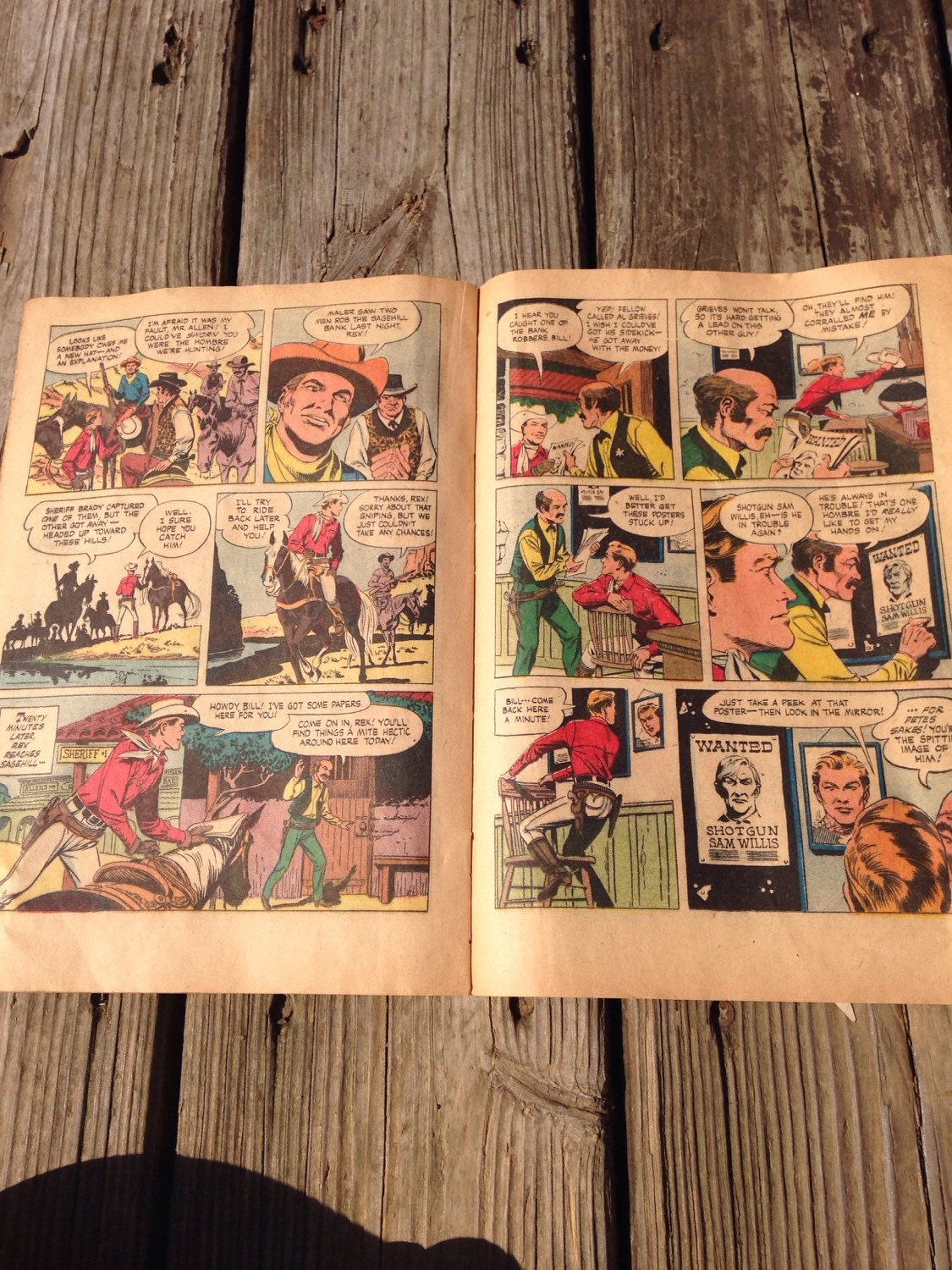 Rex Allen Comic Book Vintage 1950s Cowboy Published by Dell | Etsy
