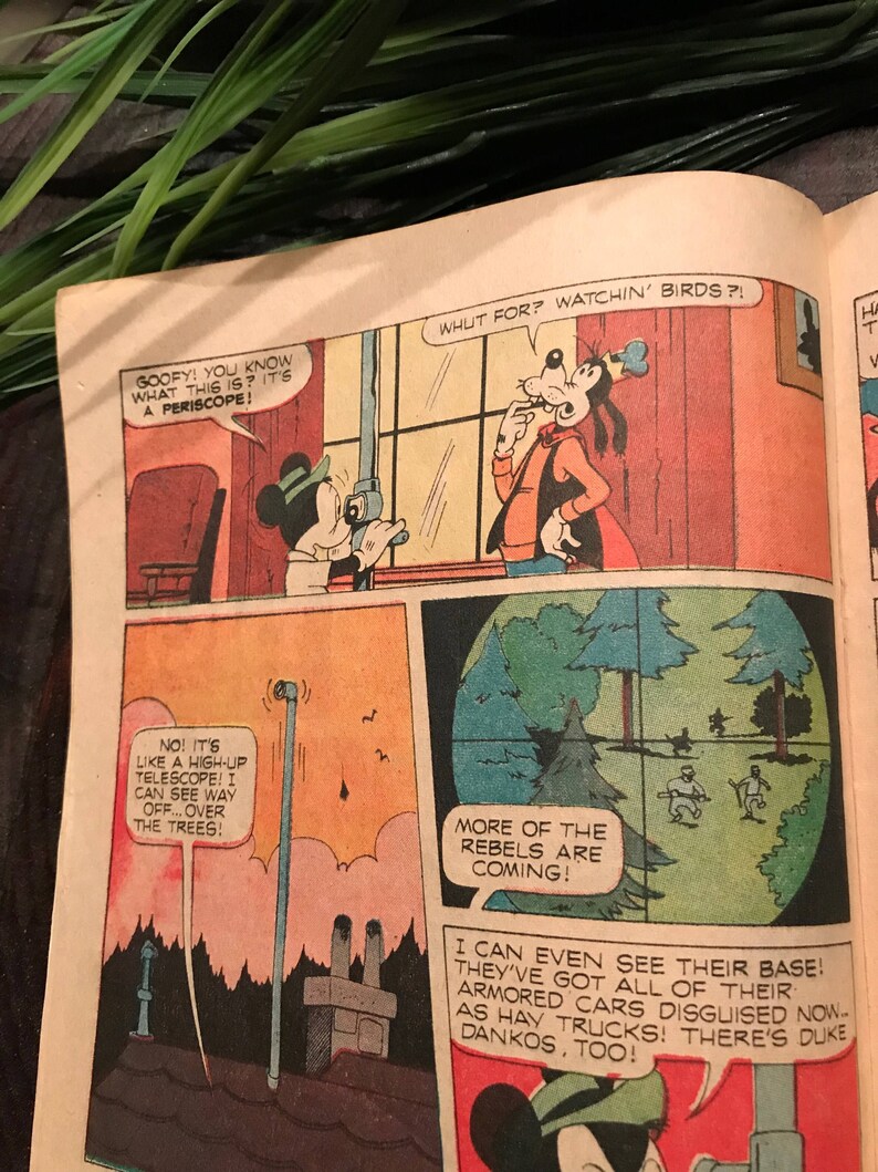 Mickey Mouse Goofy Comic Book Walt Disney Gold Key 1971 Prince - Etsy