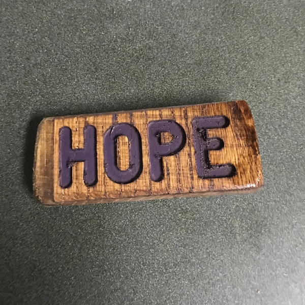 Wooden Hope Shelf Sign - Etsy