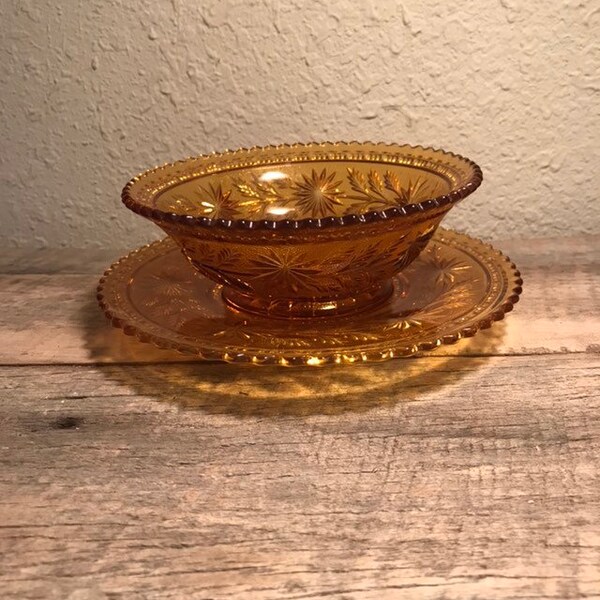 Amber Glassware - Etsy