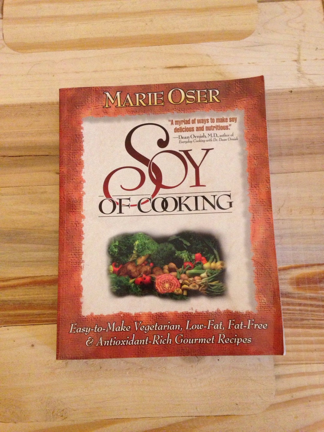 Soy of Cooking Cookbook: Vegetarian, Low Fat Recipes by Marie Oser - Etsy