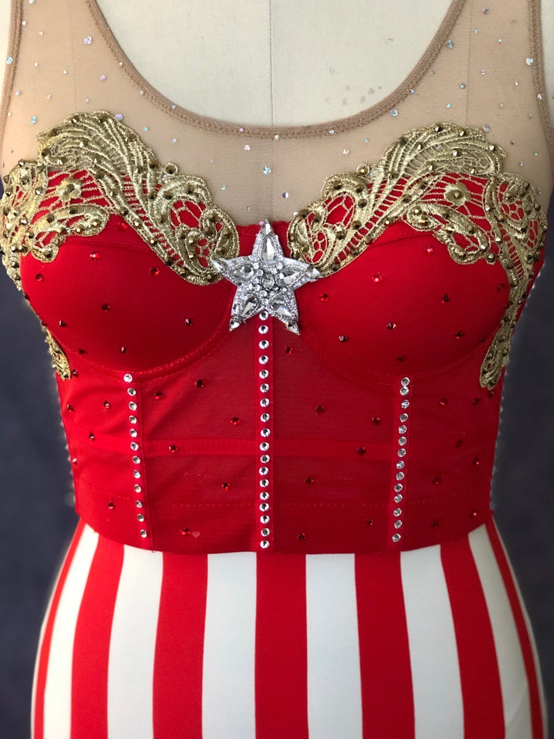 2 piece circus costume / aerial dance / vintage circus / | Etsy 2 piece circus costume / aerial dance / vintage circus / | Etsy