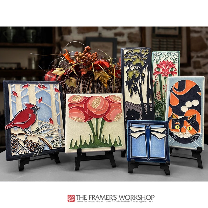 Headbanger Motawi Tile Charley Harper Design - Etsy