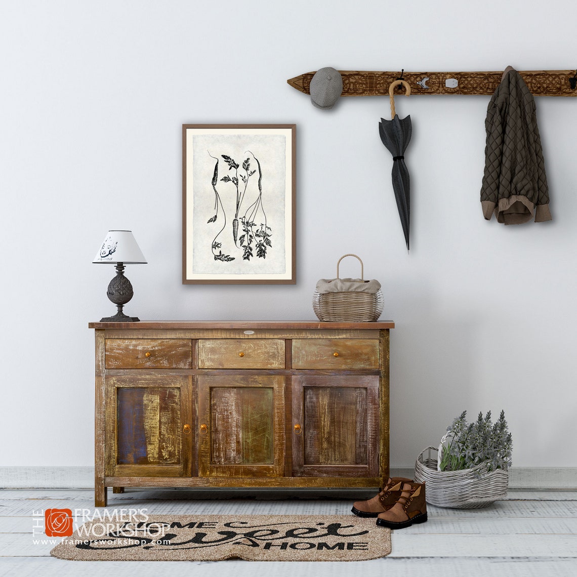 Barloga: Three Carrots 20x30 Photographic Print on Hand-made - Etsy