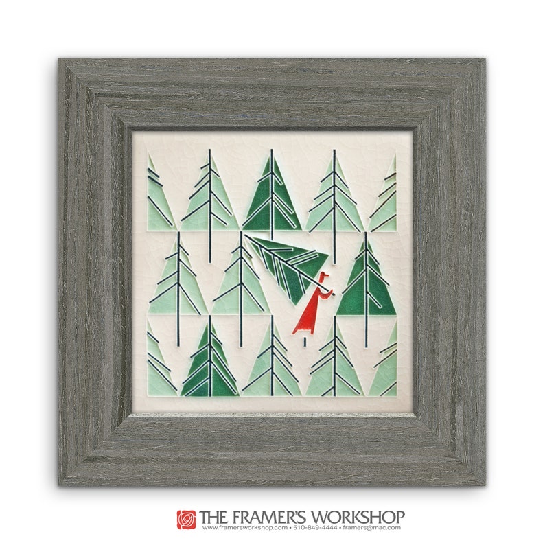 Perfect Tree 6x6 Charley Harper Design Motawi Tile and Wood - Etsy