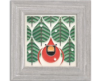 Perfect Tree 6x6 Charley Harper Design Motawi Tile and Wood | Etsy