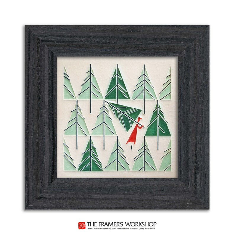 Perfect Tree 6x6 Charley Harper Design Motawi Tile and Wood | Etsy