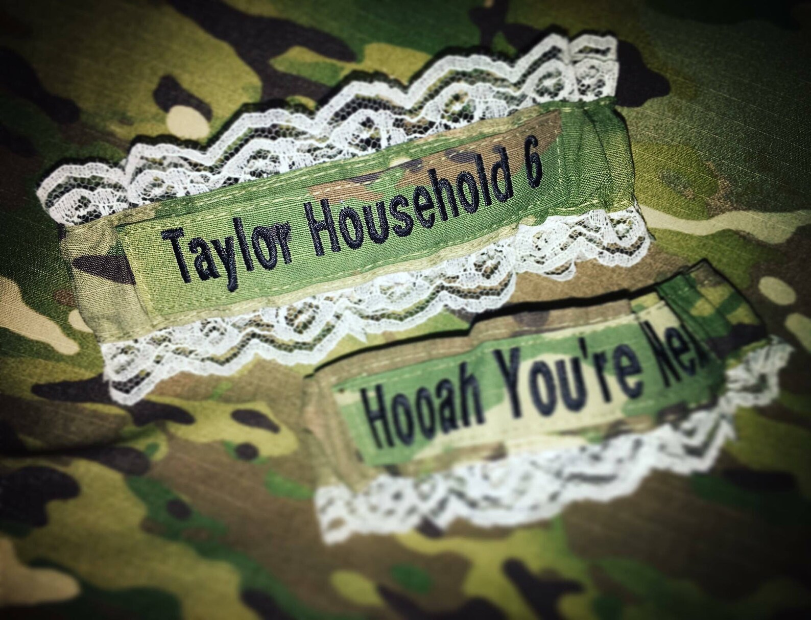 U.S Army Acu/multicam/ocp Garter Set- or Any Military Branch! Usmc/army ...