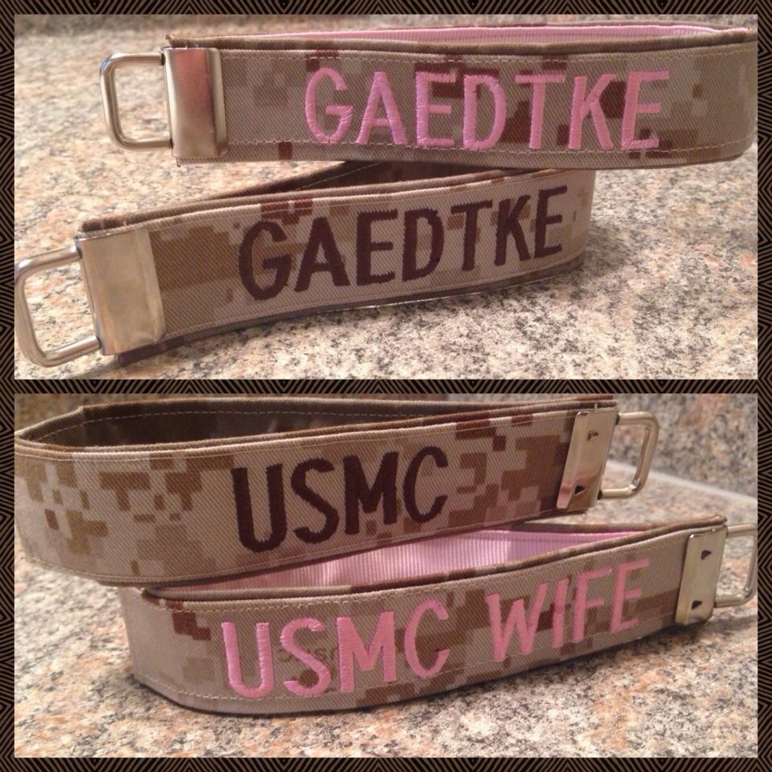 USMC Military Nametape Loop Style Keychain (choose Any Branch!) - Etsy
