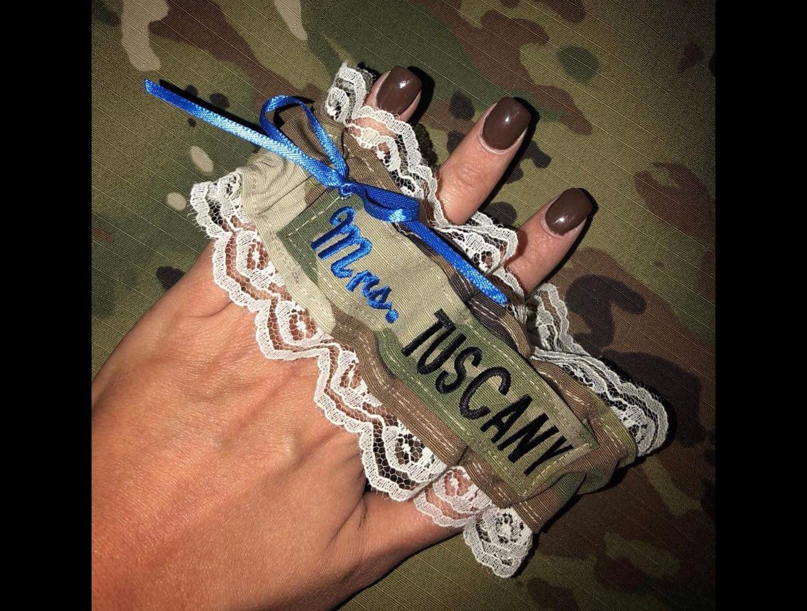 Military Garter Set WITH Bow Any Military Branch - Etsy