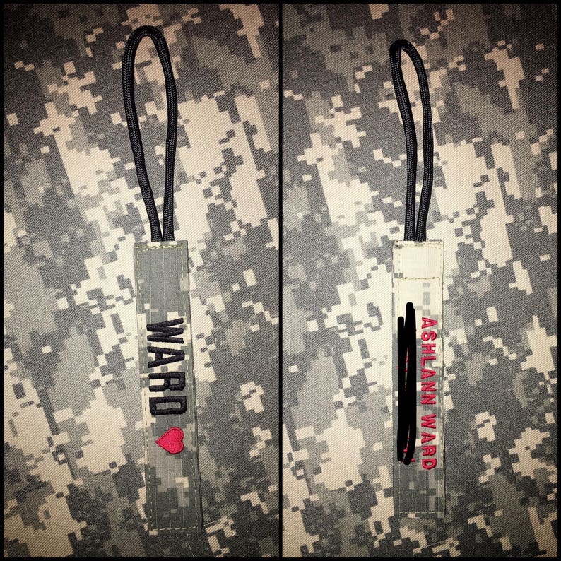 Military Inspired Luggage/bag Tag (usmc/army/navy/coast Guard/air Force ...