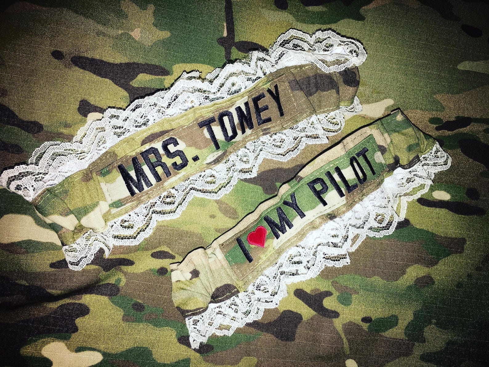 U.S Army Acu/multicam/ocp Garter Set- or Any Military Branch! Usmc/army ...