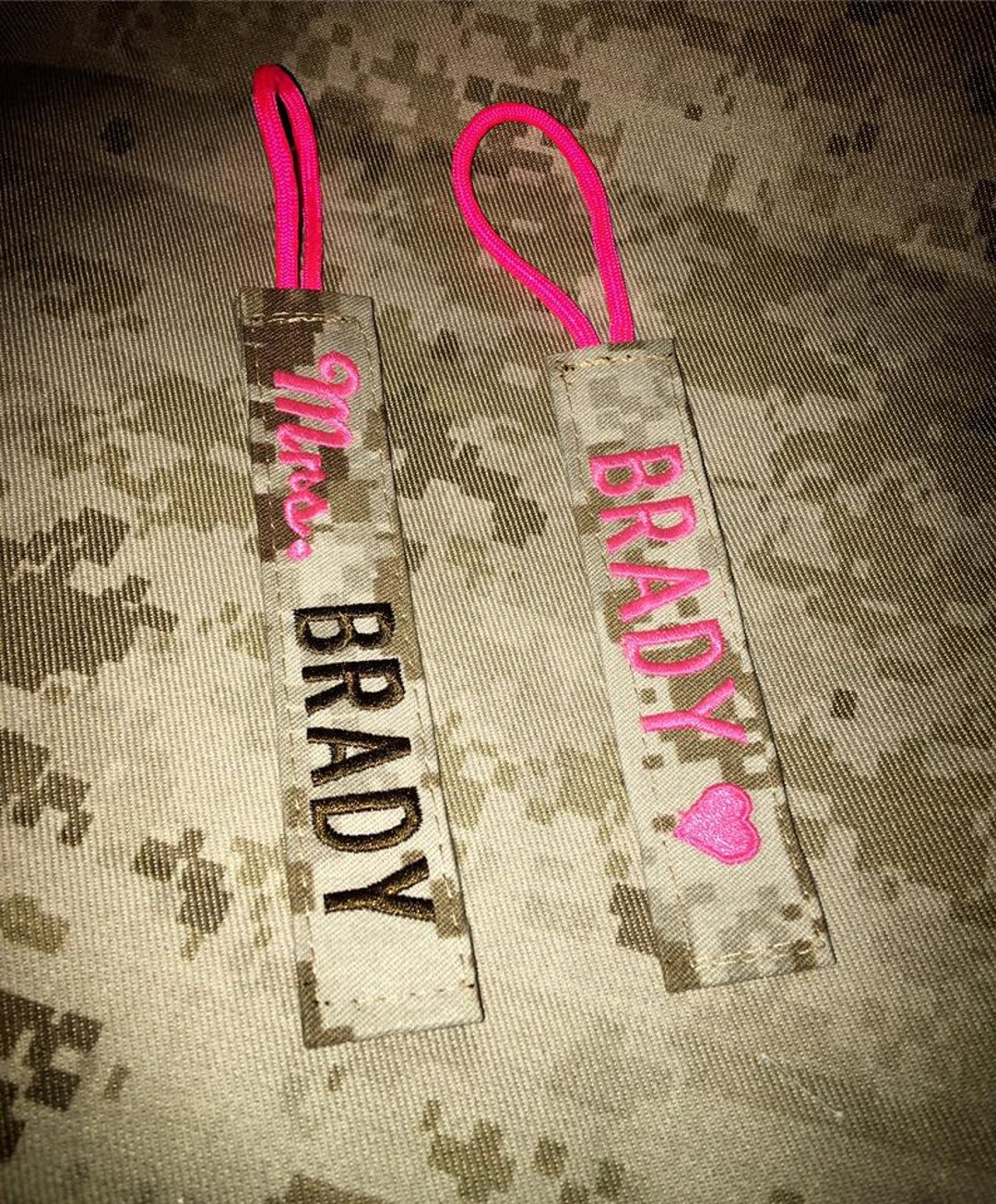 Military Inspired Luggage/bag Tag (usmc/army/navy/coast Guard/air Force ...