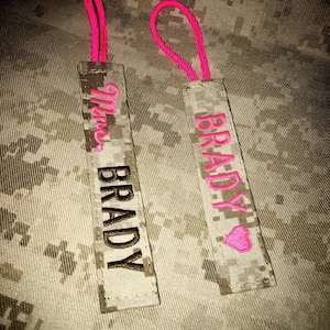 Military Inspired Luggage/bag Tag (usmc/army/navy/coast Guard/air Force ...