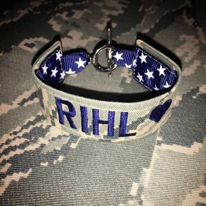 Military Name Tape Bracelet- W/ Heart!! (any Branch!) Army Navy Air ...
