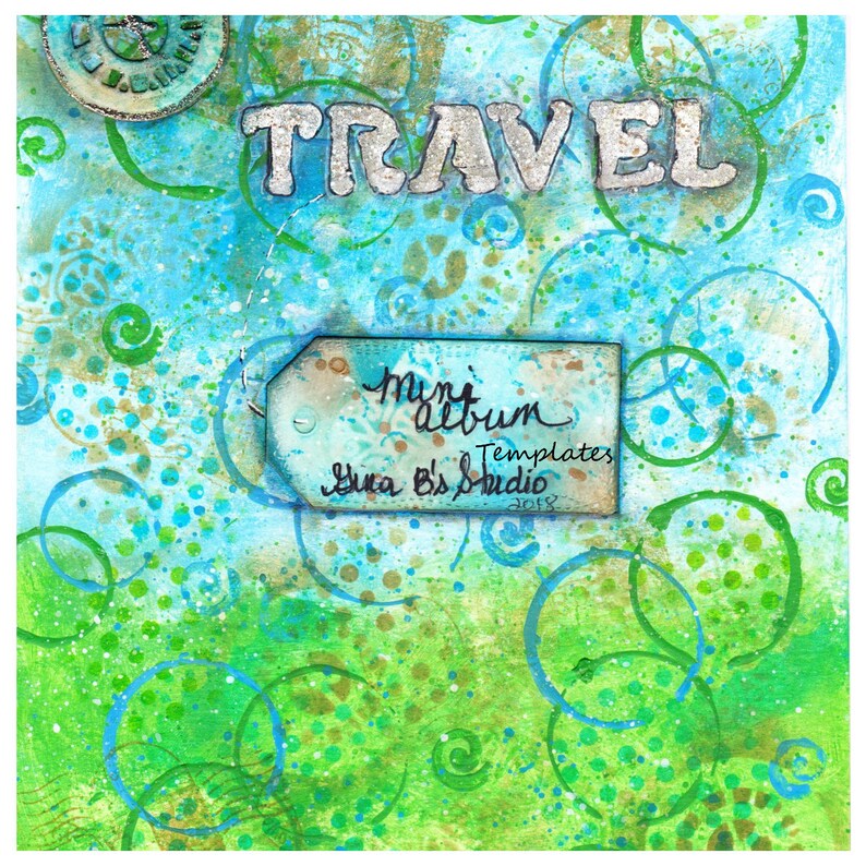 Printable Scrapbooking Template Printable Scrap Book Small Etsy