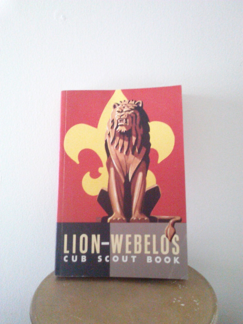 1964 Lion-webelos Cub Scout Book, Vintage Scouting Manual - Etsy