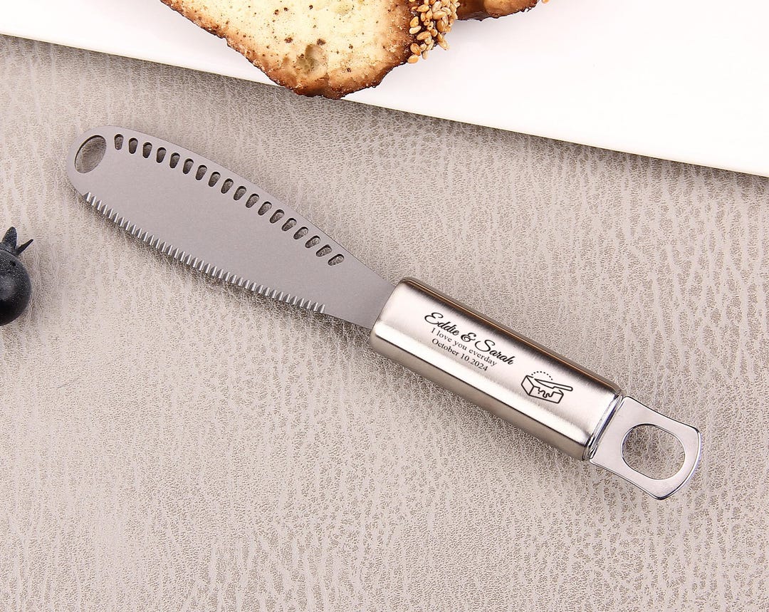 Personalized Butter Spreader Knife With Holes, Butter Cutter Spreader ...