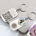 Voice QR Code Customized Keyring, Personalized Fingerprint Photo ...