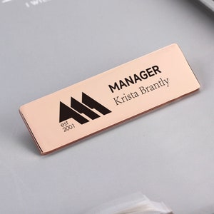 Personalized Name Tag Badges, Custom Identification With Pin, Dentist ...