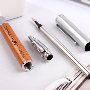 Custom Wooden Pen, Customized Corporate Gift for Best Friend, Engraved ...