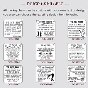 Custom Text Keychain, Engraved Special Date Keyring, Stainless Steel ...