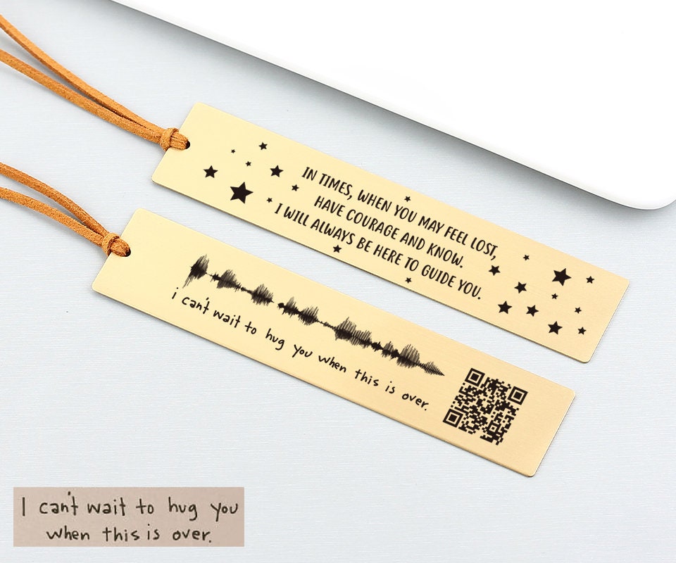 Personalized QR Code Bookmarks, Customized Voice Bookmarks, Graduation ...