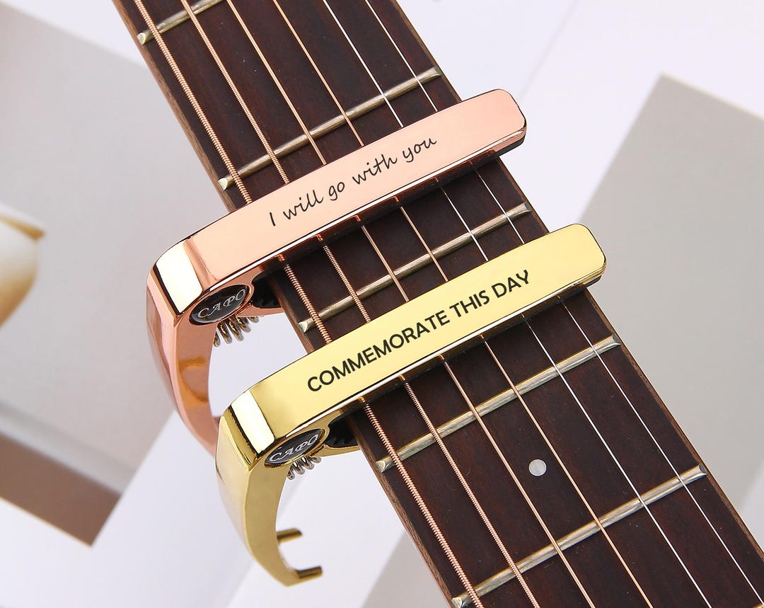 Personalized Metal Guitar Capo for Acoustic and Electric Guitar, Capo ...