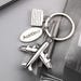 Persoanlized Airplane Key Chain, Custom Actual Handwriting Keyring, 3D ...
