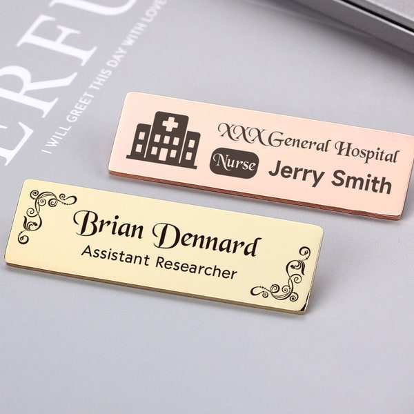 Doctor Name Tag - Etsy