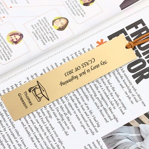 Personalized QR Code Bookmarks, Customized Voice Bookmarks, Graduation ...