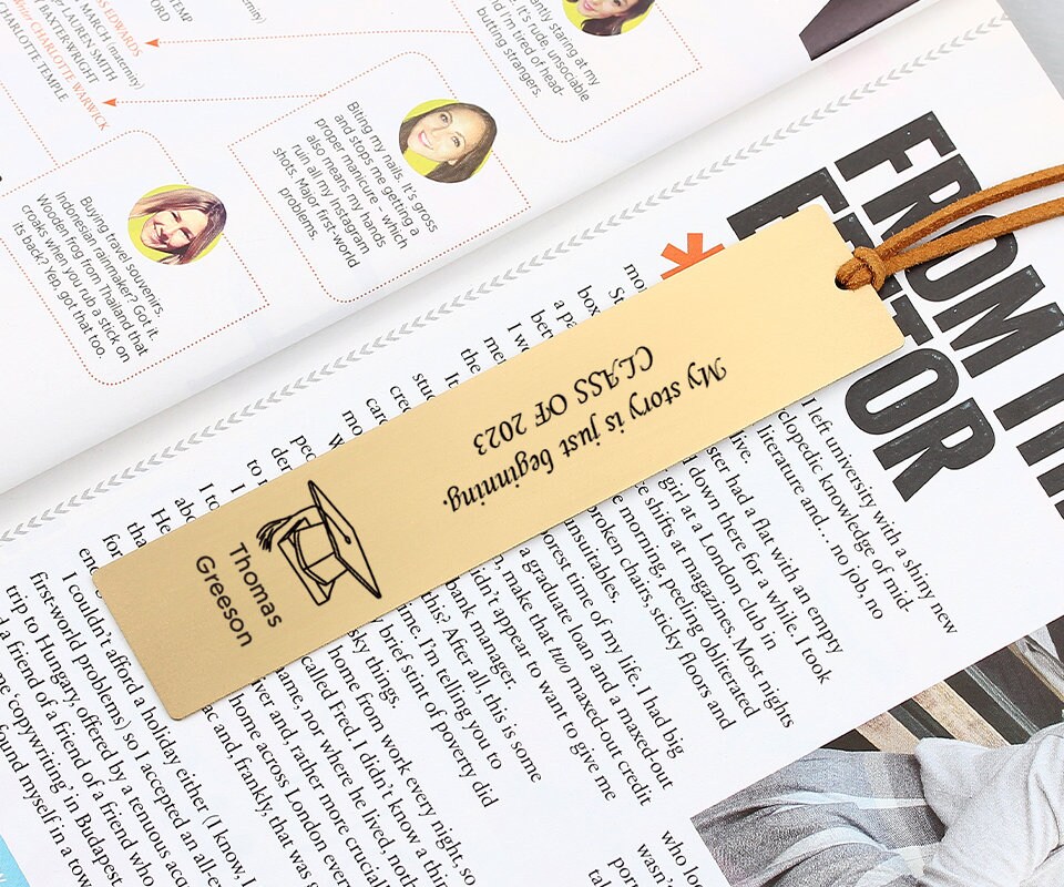 Personalized QR Code Bookmarks, Customized Voice Bookmarks, Graduation ...
