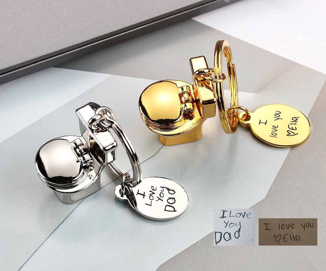 Persoanlized Toilet Key Chain, Custom Handwriting Signature Keychain ...