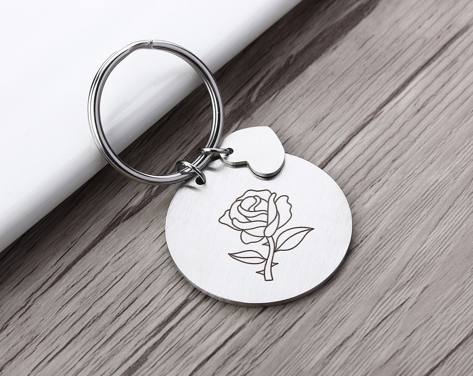 Engraved Calendar Keychain Personalized Calendar Key Chain - Etsy