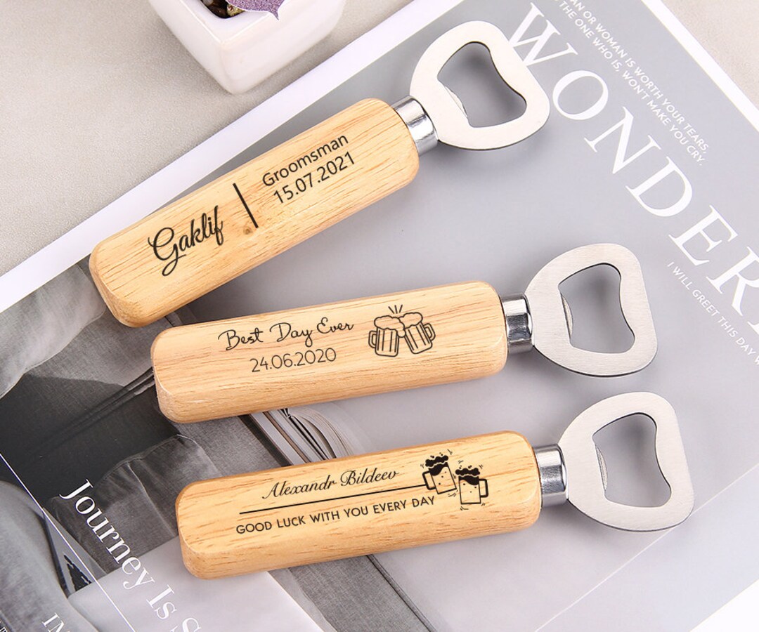Personalized Bottle Opener Keycahin, Company Logo Gift , Bottle Opener ...