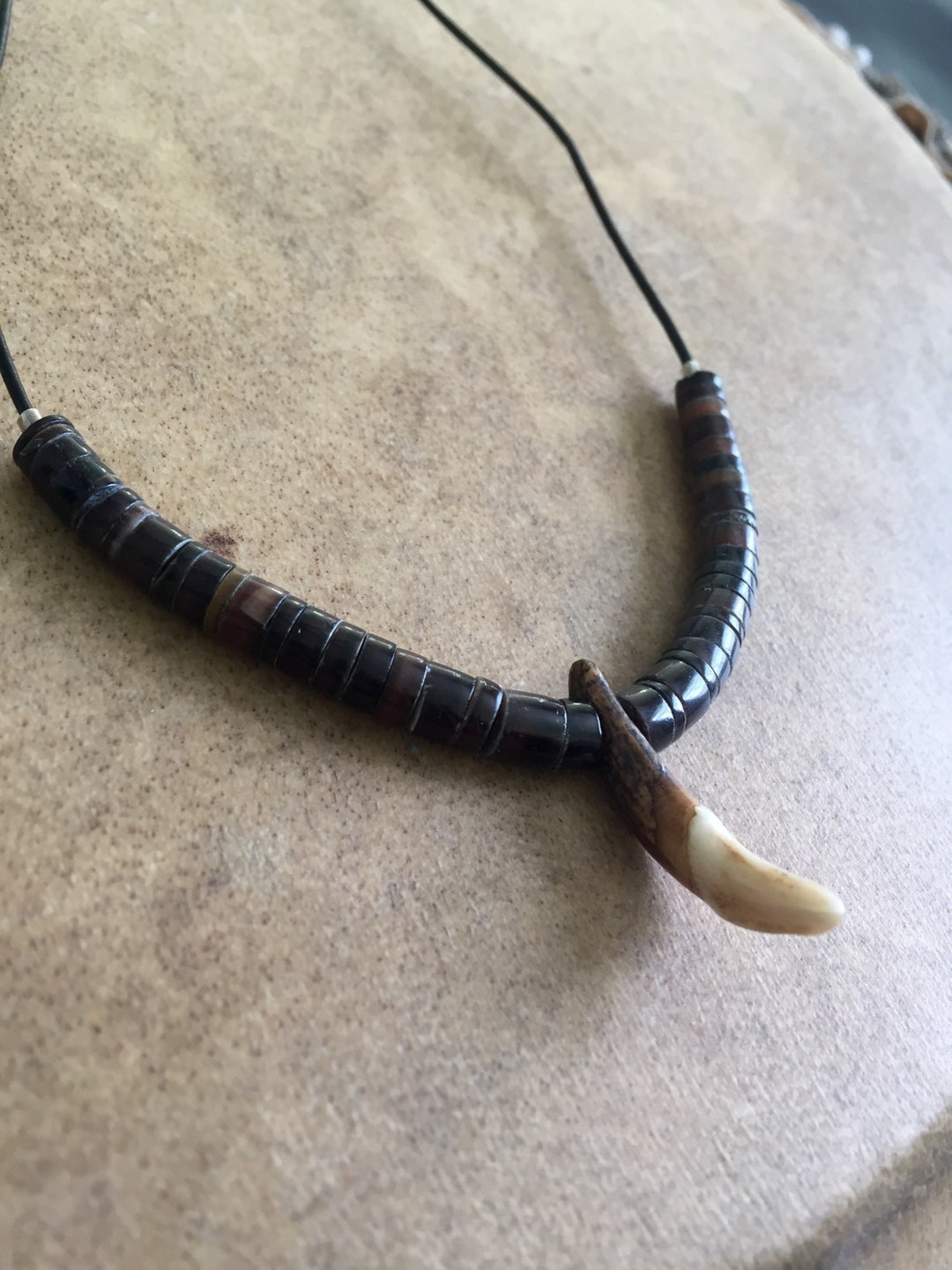 Wolf Tooth Necklace, Mens Wolf Tooth Necklace, Wolf Necklace, Animal ...