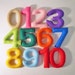 Felt Stuffed Numbers, Numbers Set for Kids, Educational Toy - Etsy