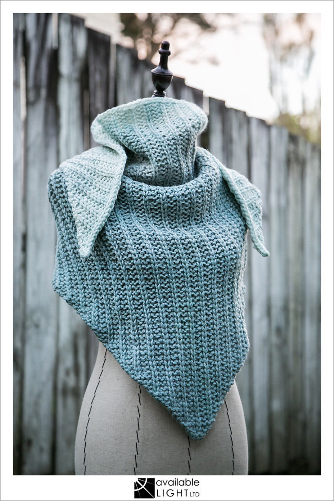 SHAWL KNITTING PATTERN - Winter Solstice - Etsy