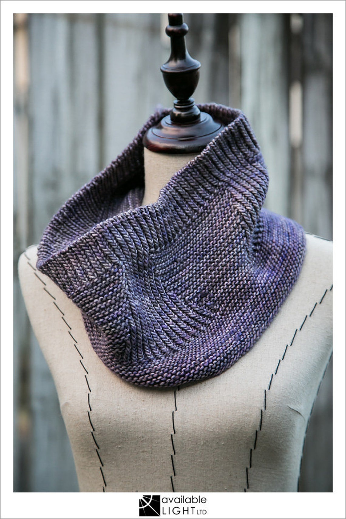 COWL KNITTING PATTERN: Dovetail - Interlock Series - Etsy