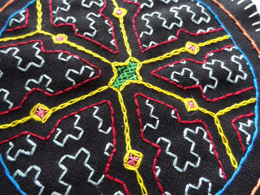 16.5cm (6.5in) Shipibo Round Patch Circle Ayahuasca Ceremony - Etsy