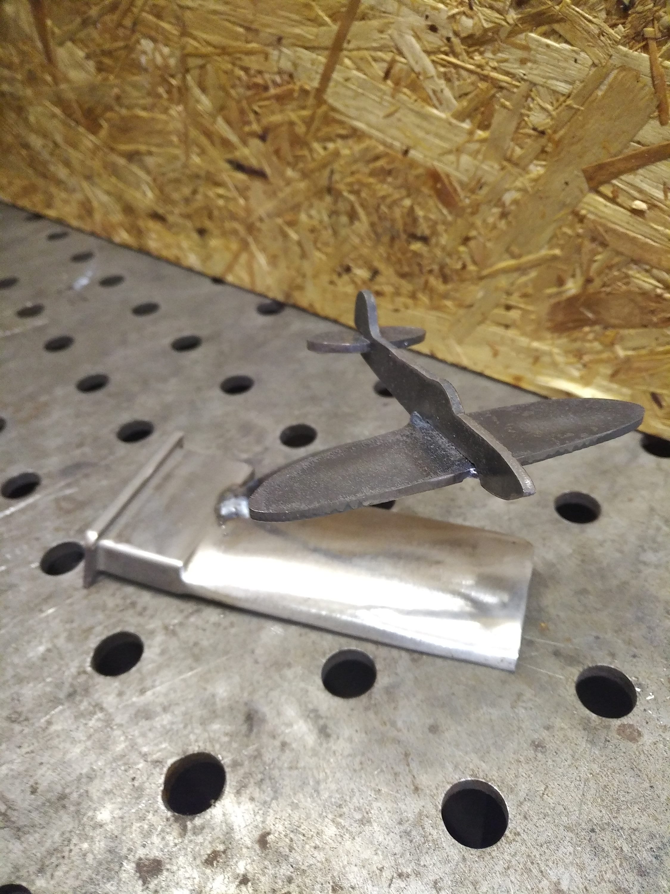 Metal Spitfire Sculpture - Etsy UK