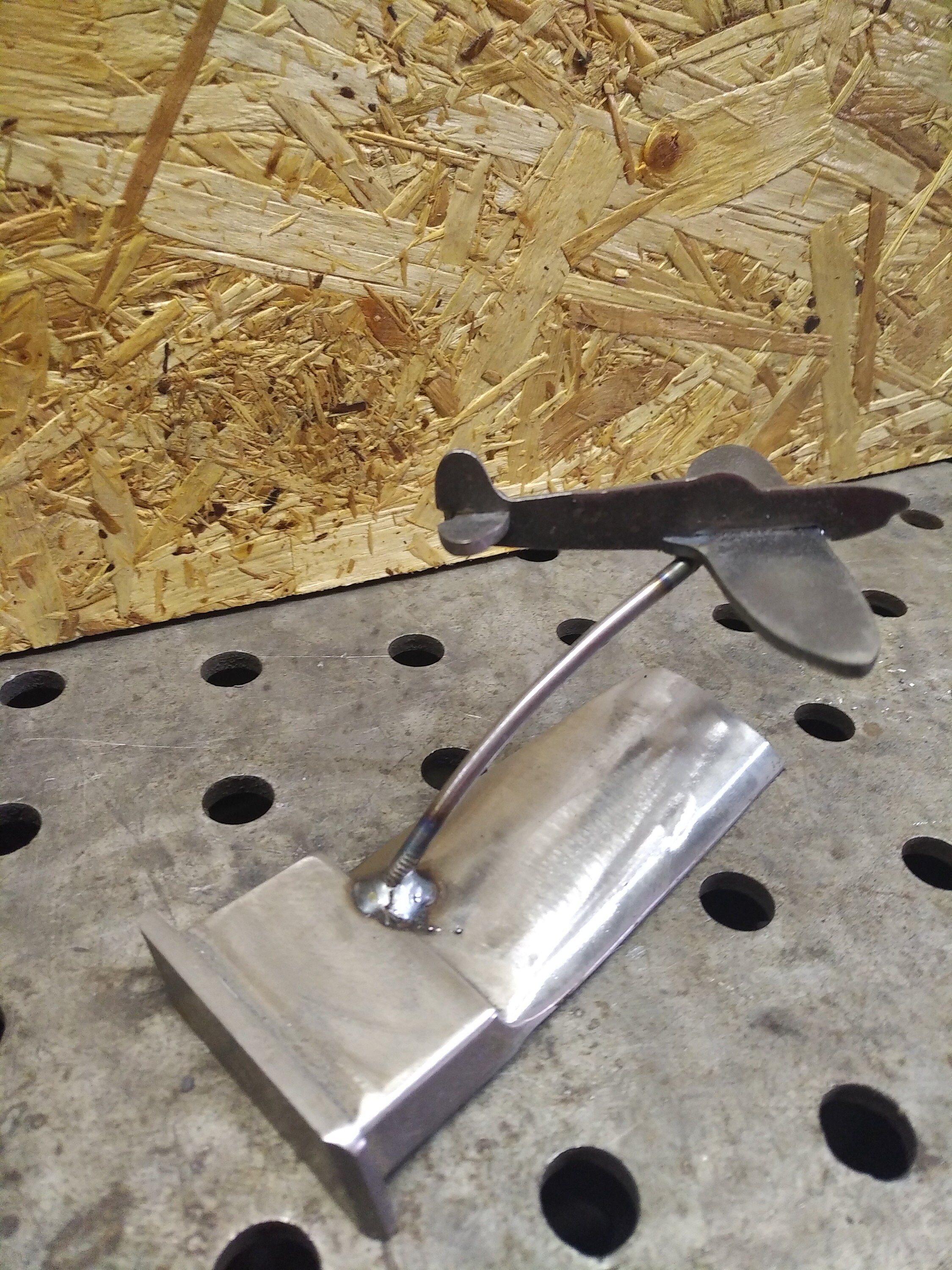 Metal Spitfire Sculpture - Etsy UK