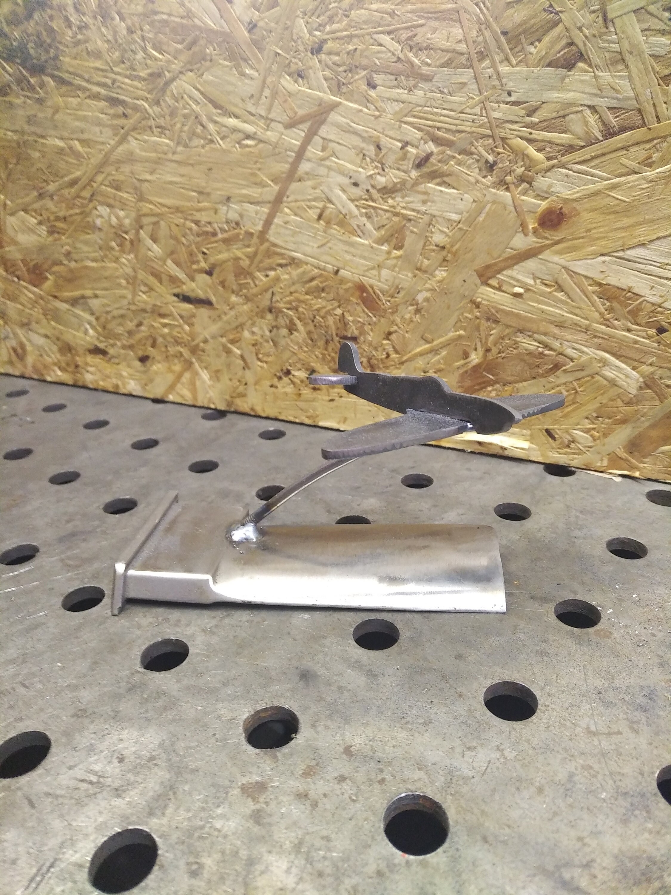 Metal Spitfire Sculpture - Etsy UK