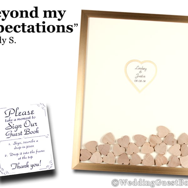 Guest Book Frame - Etsy