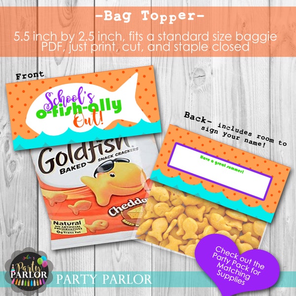 Goldfish Party Favor - Etsy