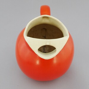 1930s 1940s Vintage Orange Ball Pitcher by Red Wing Mccoy Rumrill ...